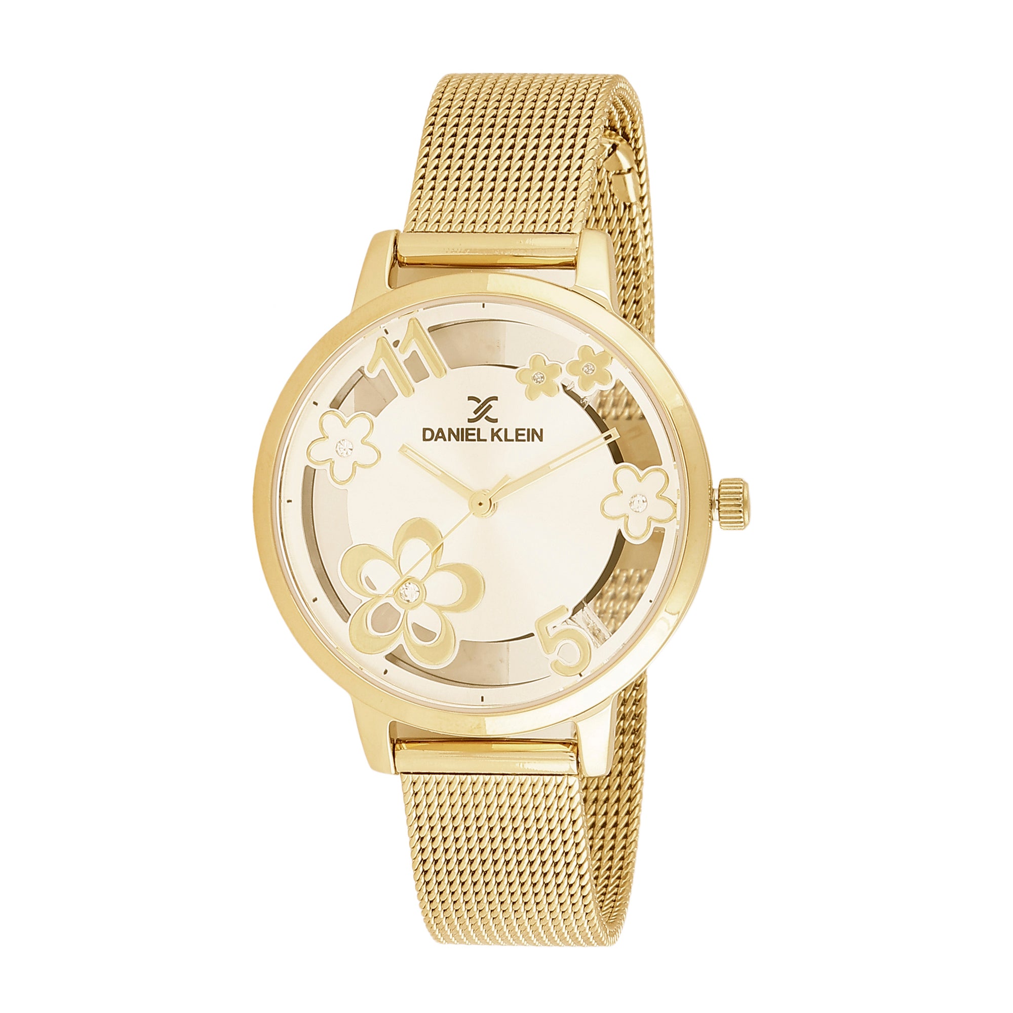 Daniel Klein Silver Dial Women's Analogue Watch