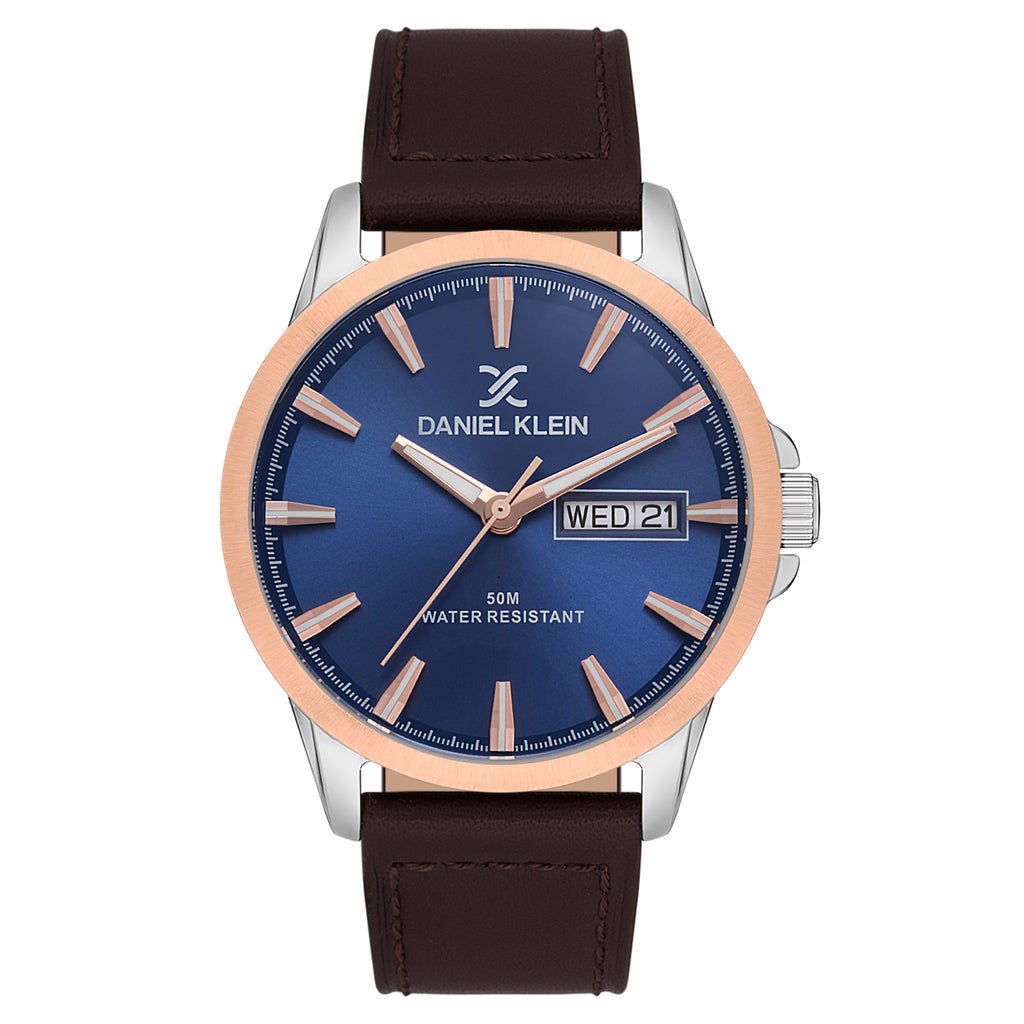 Daniel Klein Blue Dial Men's Analogue Watch