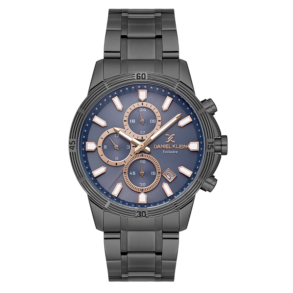 Daniel Klein Blue Dial Exclusive Men Analogue Watch