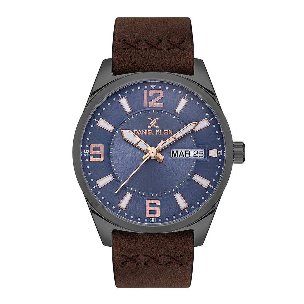 Daniel Klein Blue Dial Premium Men Analogue Watch